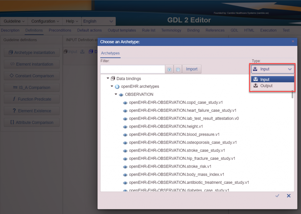 GDL2 Editor Primer – Guideline Definition Language (GDL)