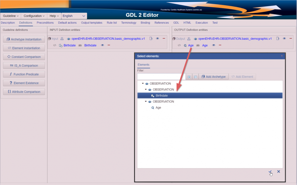 GDL2 Editor Primer – Guideline Definition Language (GDL)