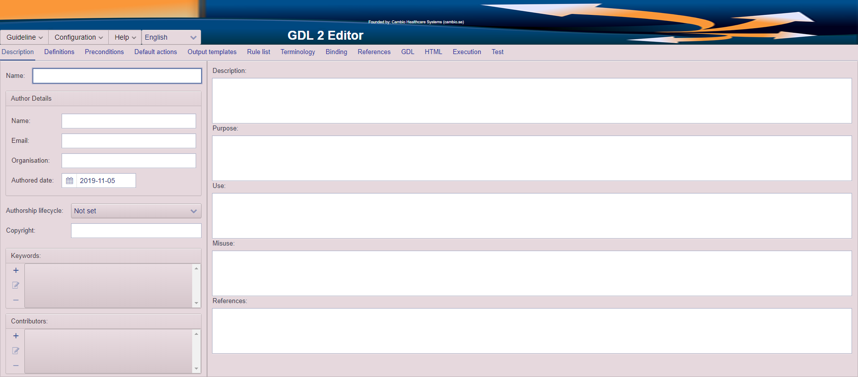 Running the GDL2 Editor with Docker – Guideline Definition Language (GDL)