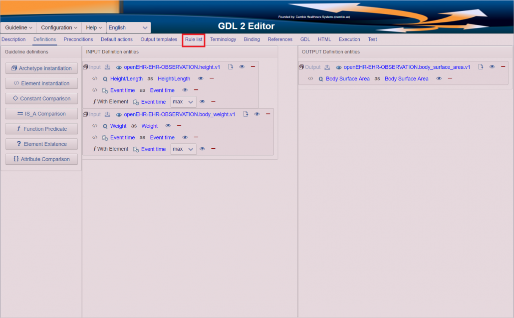 GDL2 Guideline Tutorial IV – BSA – Guideline Definition Language (GDL)