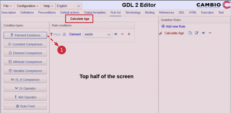 GDL2 Editor Primer – Guideline Definition Language (GDL)