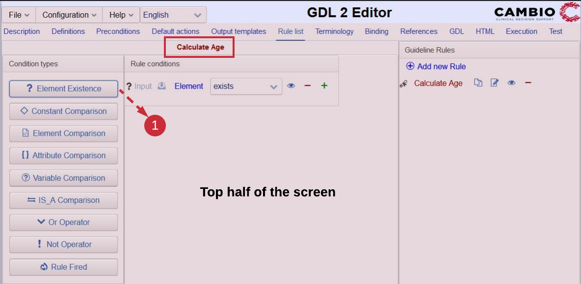 GDL2 Editor Primer – Guideline Definition Language (GDL)