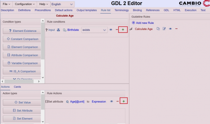 GDL2 Editor Primer – Guideline Definition Language (GDL)