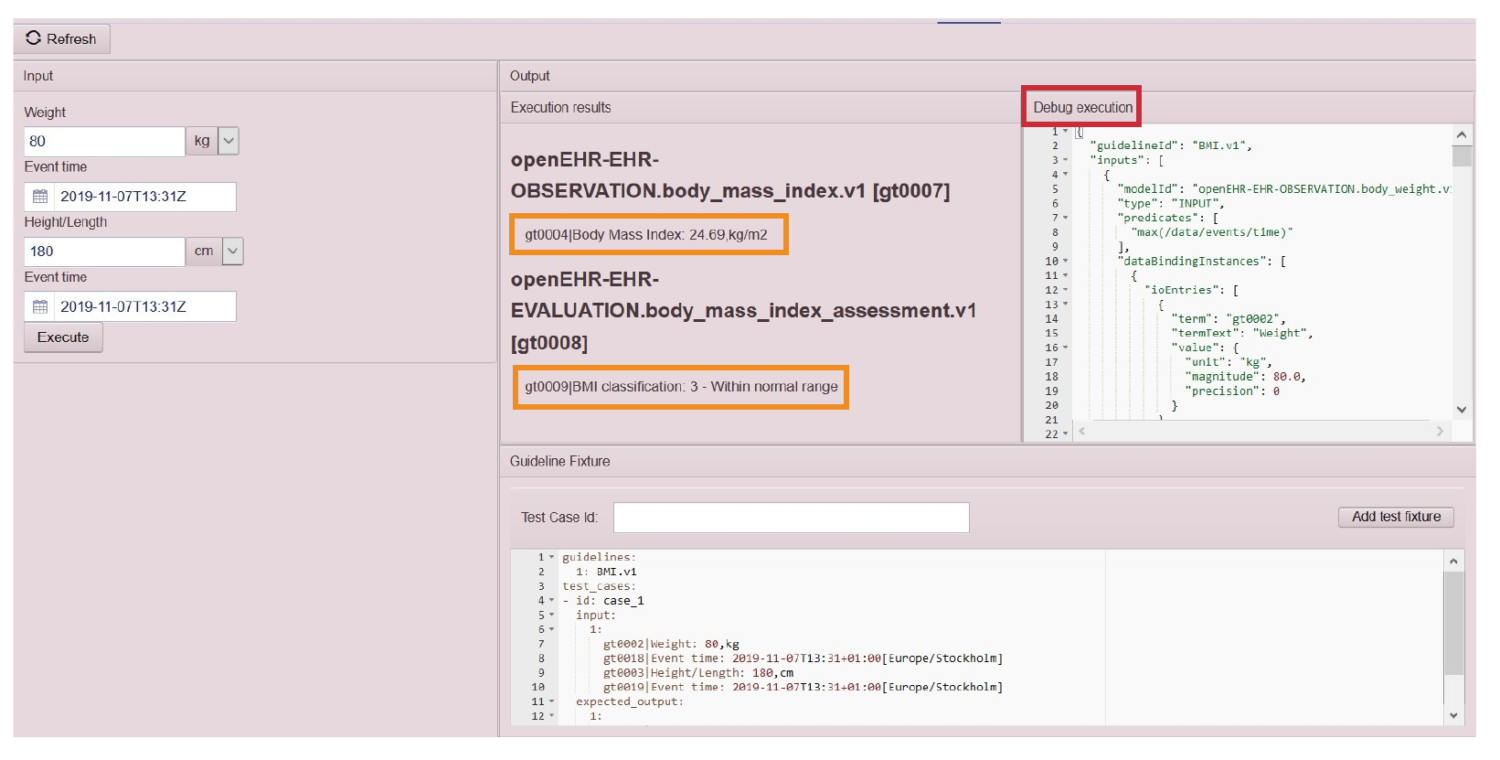 Creating a test fixture – Guideline Definition Language (GDL)