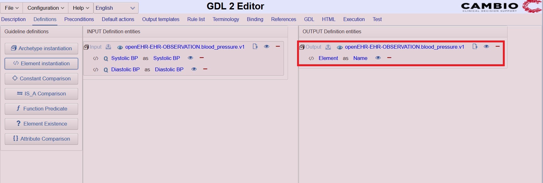 GDL2 Editor Primer – Guideline Definition Language (GDL)